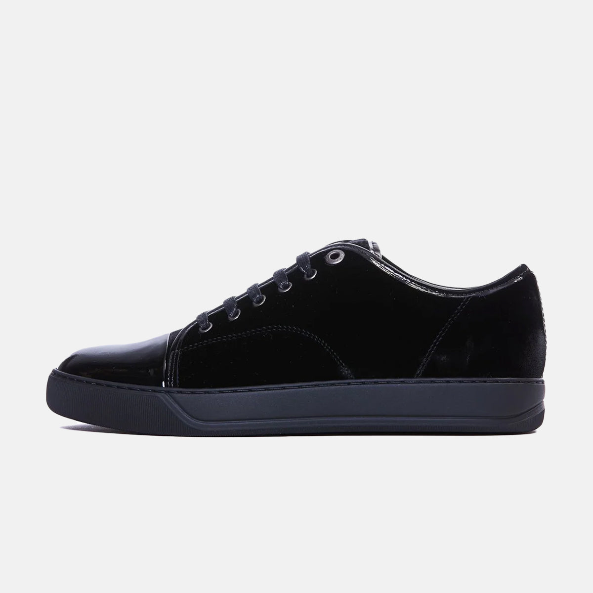 Lanvin DBB1 Black Patent Cap Toe – Merchsweden