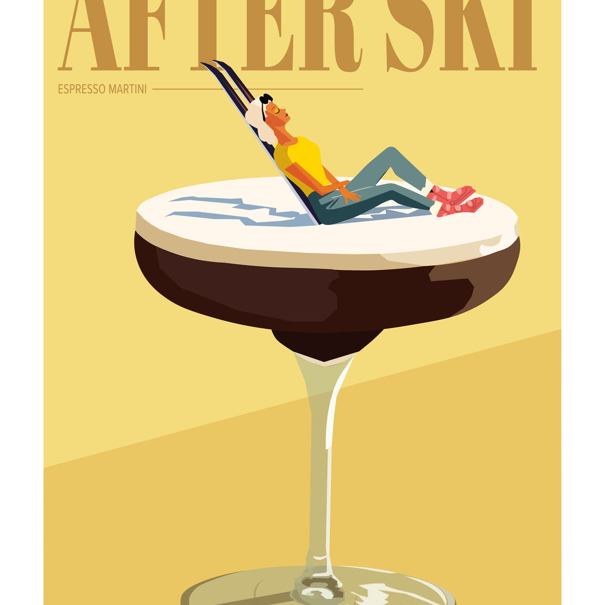Afterski Espresso Martini Poster - 50x70 - Merchsweden