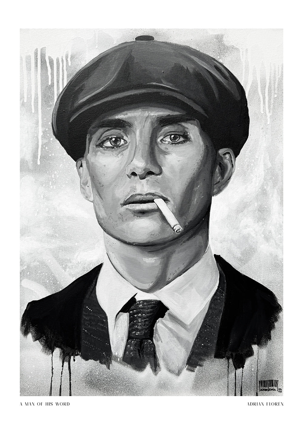 A Man of His Word Poster - Kraftfull Väggkonst | Adrian Florén