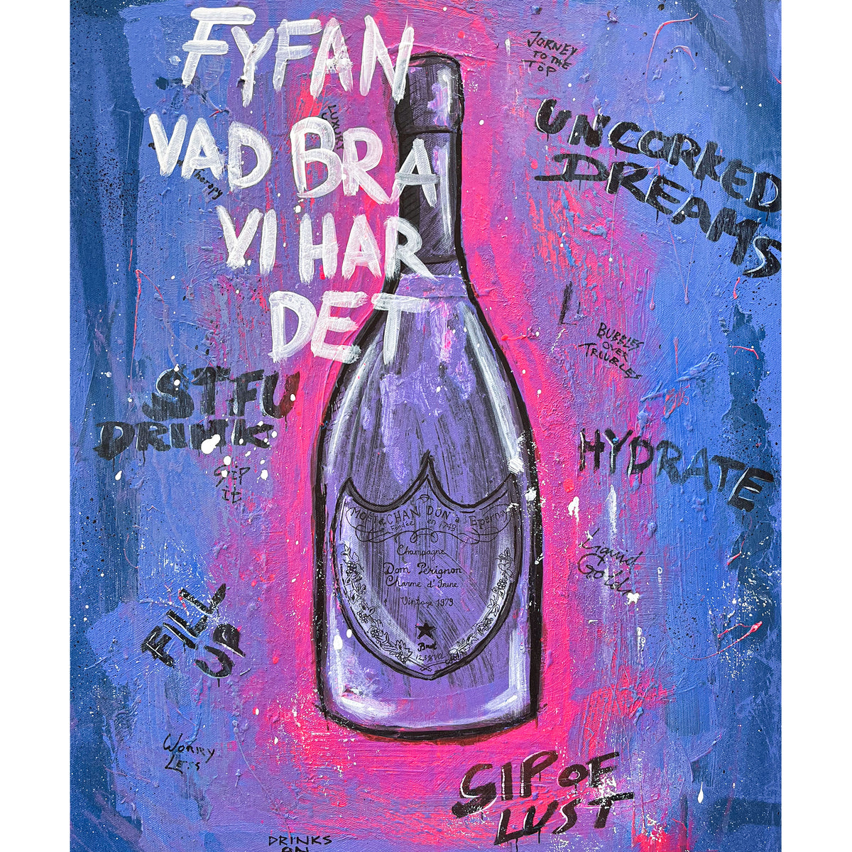 "Fyfan vad bra vi har det" Poster - 50x70 - Merchsweden
