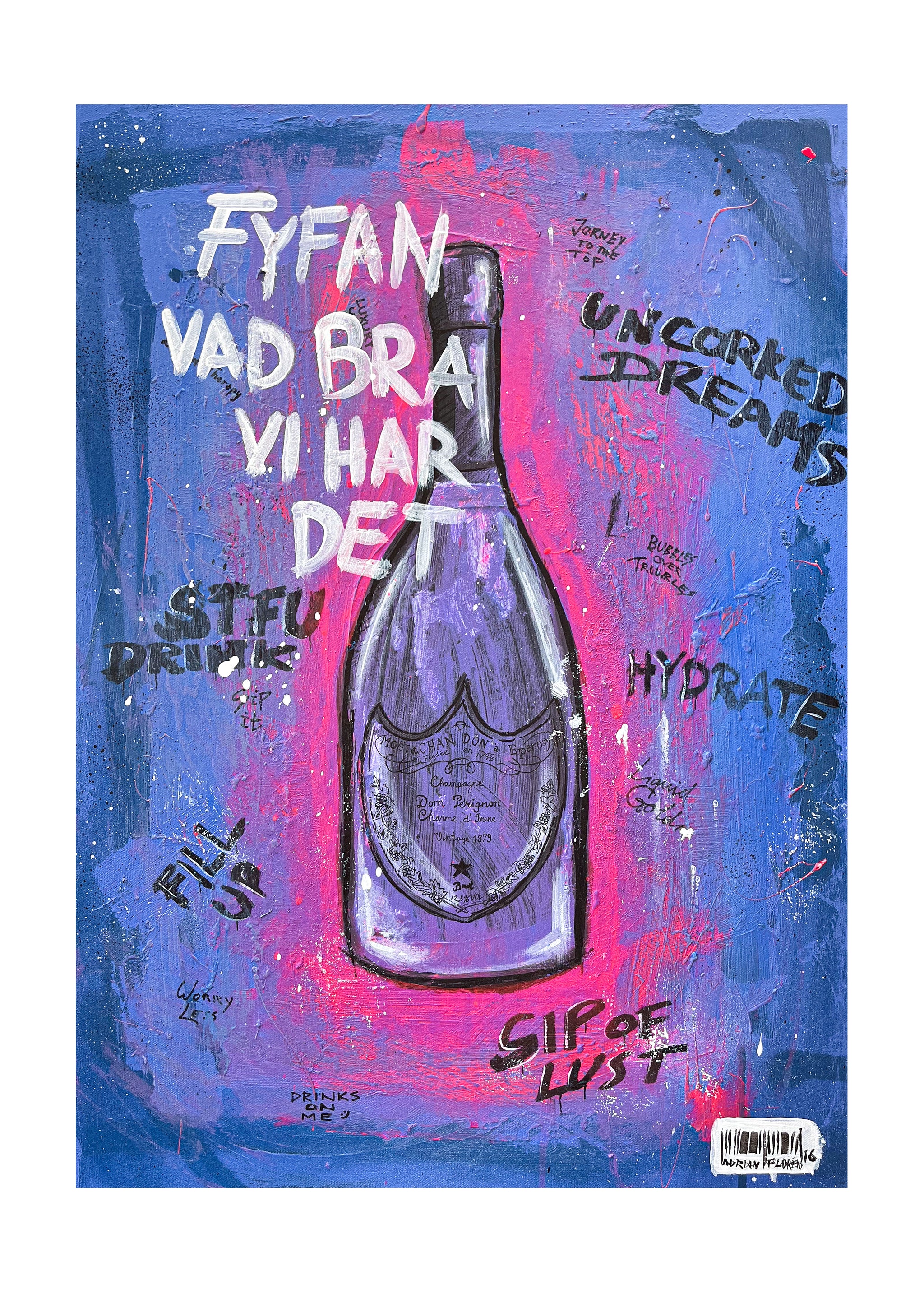 "Fyfan vad bra vi har det" Poster - 50x70 - Merchsweden