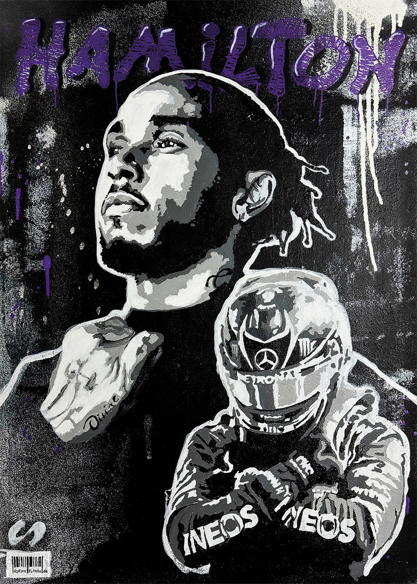 "Hamilton" Poster - 30x40, 50x70, 70x100 - Merchsweden