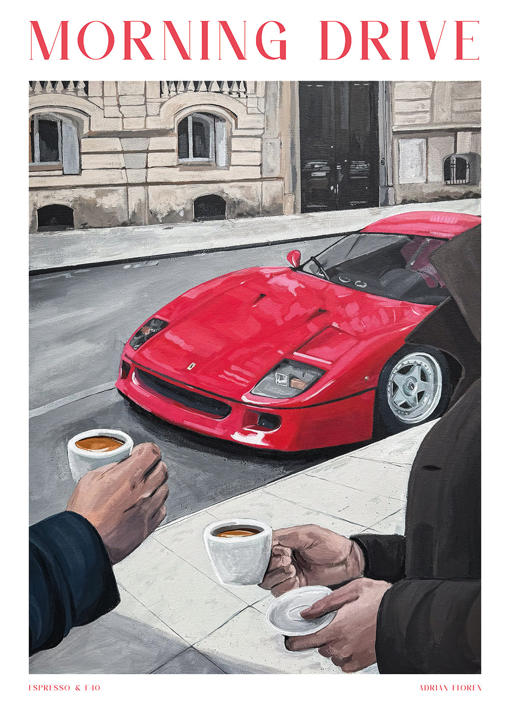 Morning Drive Poster - Bilkonst | Adrian Florén