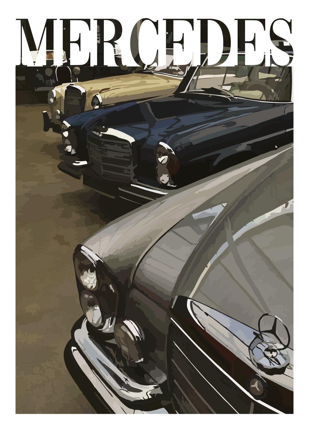 "Mercedes No.3" Poster - 30x40, 50x70, 70x100 - Merchsweden