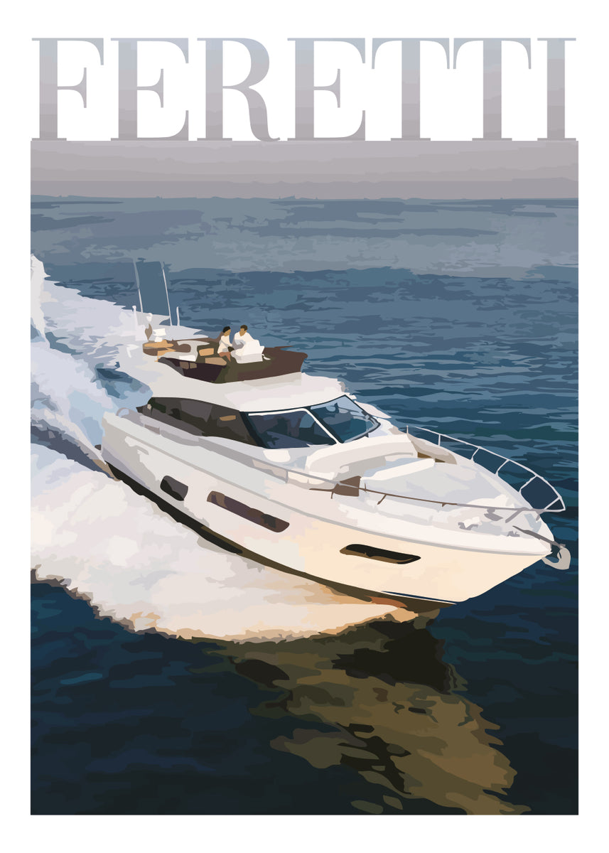 "Old Money Feretti" Poster - 30x40, 50x70, 70x100 - Merchsweden