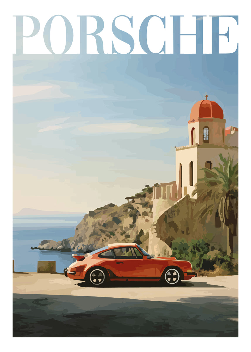 "Porsche No.7" Poster - 30x40, 50x70, 70x100 - Merchsweden