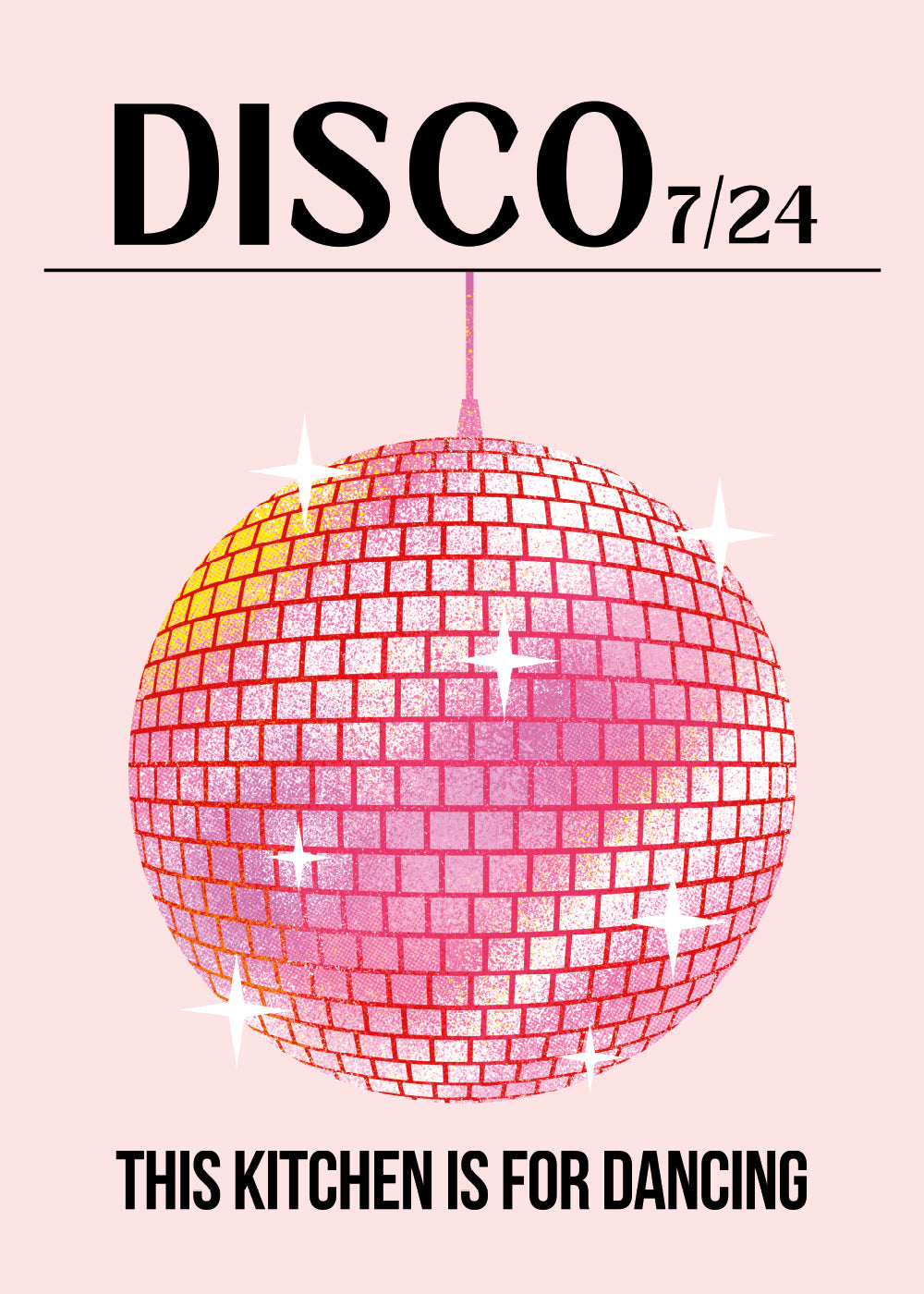The Kitchen is for dancing No.2 Poster - Livfull Väggkonst | Kanva