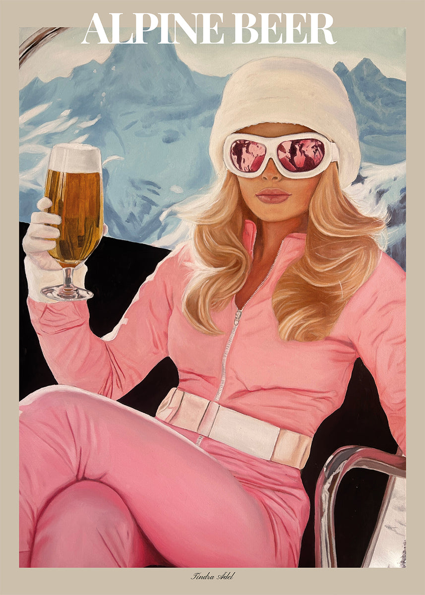 "Alpine Beer" Poster - 30x40, 50x70, 70x100 - Merchsweden