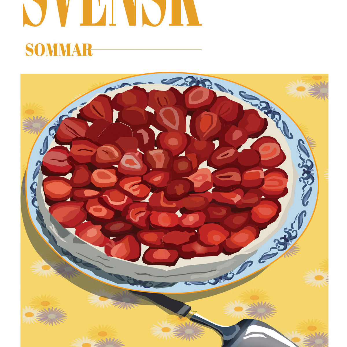 Svensk Sommar Poster - 50x70 - Merchsweden