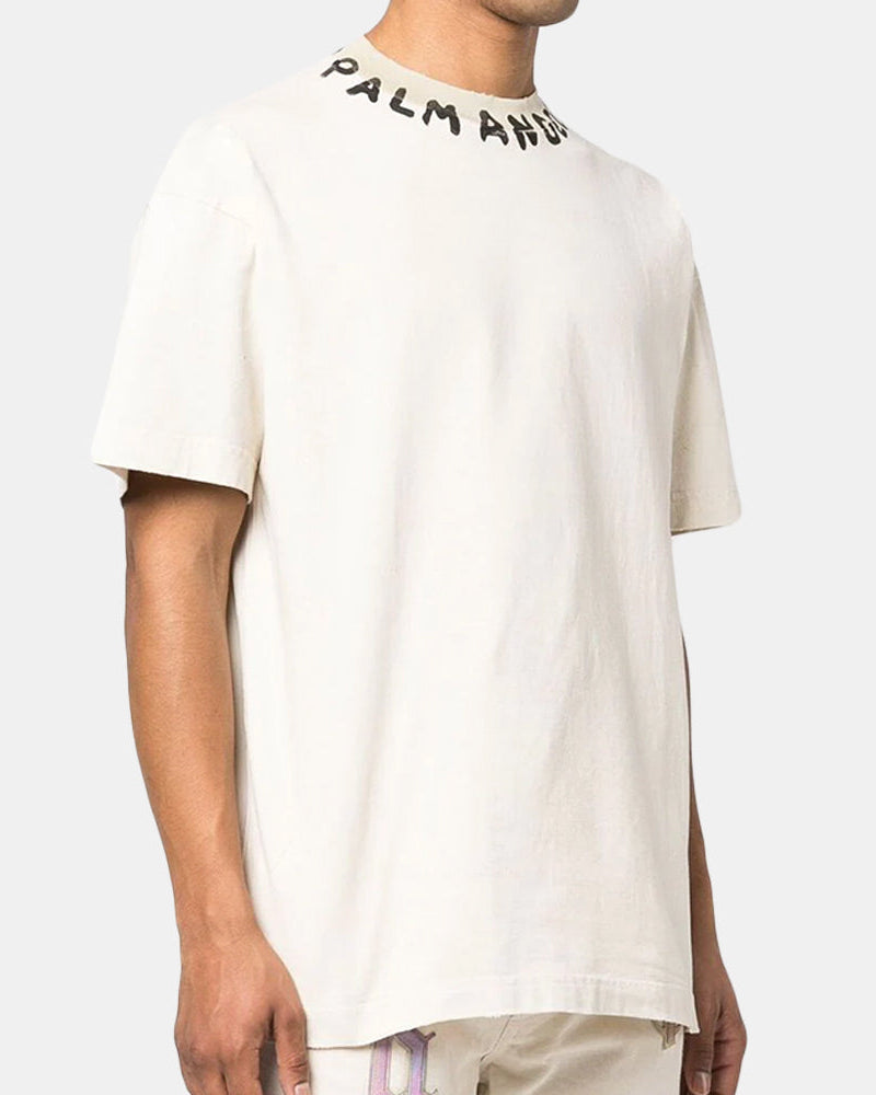 Palm Angels Neck Logo tee - Merchsweden